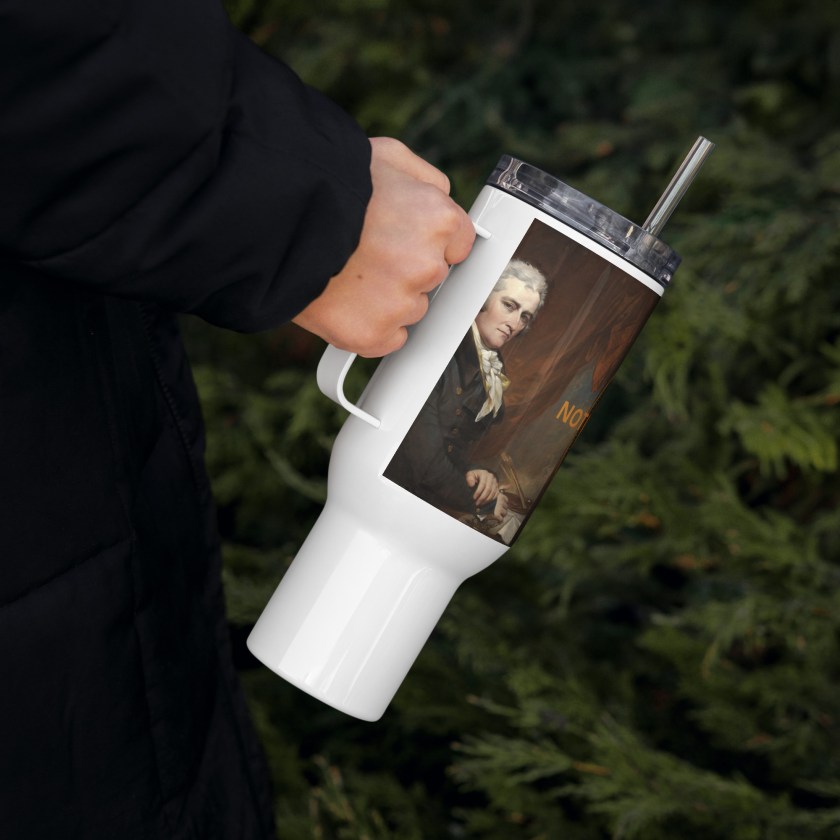 NOTHING BUT TRUMBULL Travel mug with a handle – Artulú